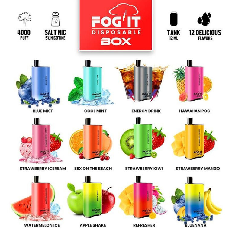FOG IT BOX 4000 PUFFS 一次性電子煙