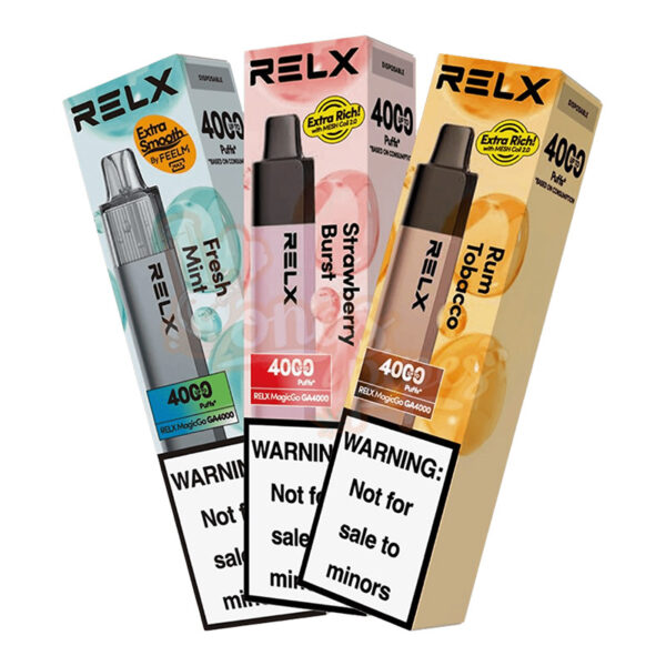 Vape 【最新優惠買10送5（不設補貨）】Relx MagicGo GA4000 一次性電子煙(4000口)(多口味) | 電子煙|煙彈|港煙|悅刻 |vape|relx|vape Hk